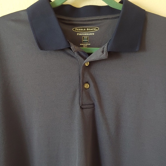 Pebble Beach | Shirts | Mens Pebble Beach Performance Polo | Poshmark